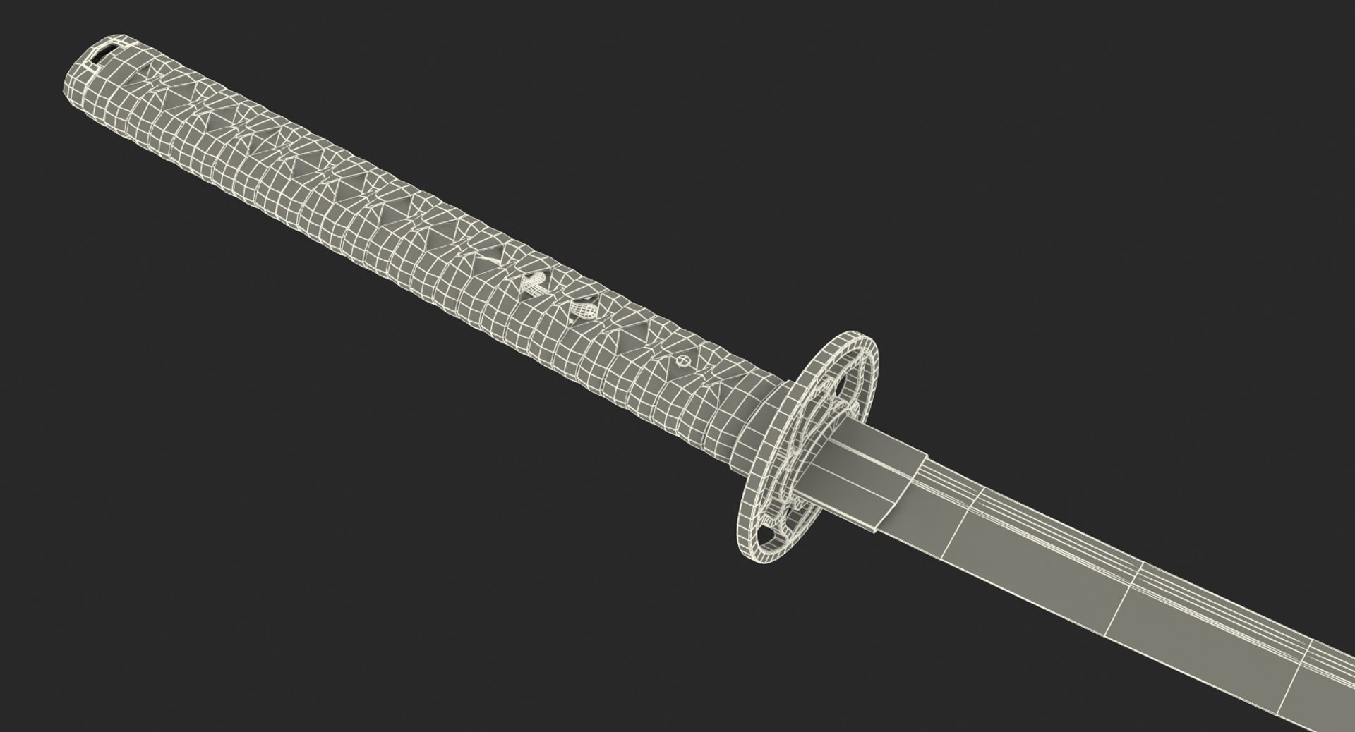 3d Model Katana Sword