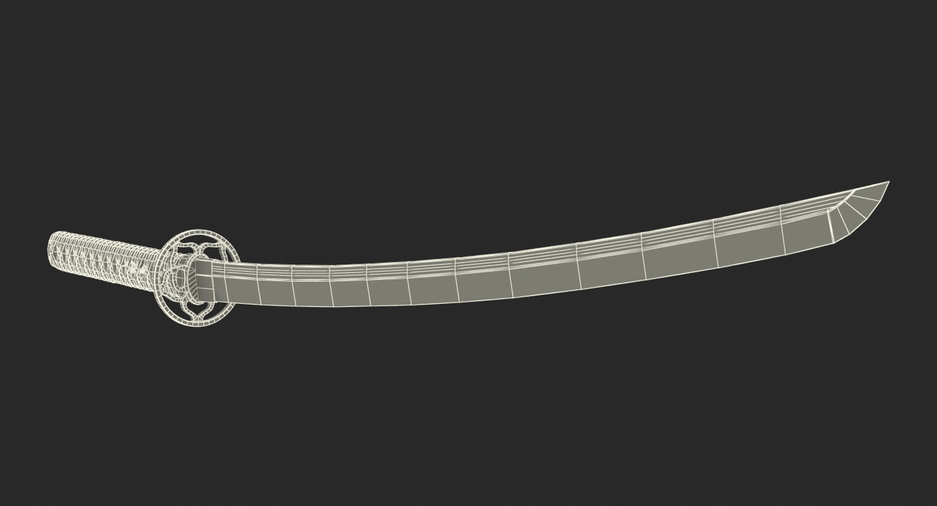 3d Model Katana Sword