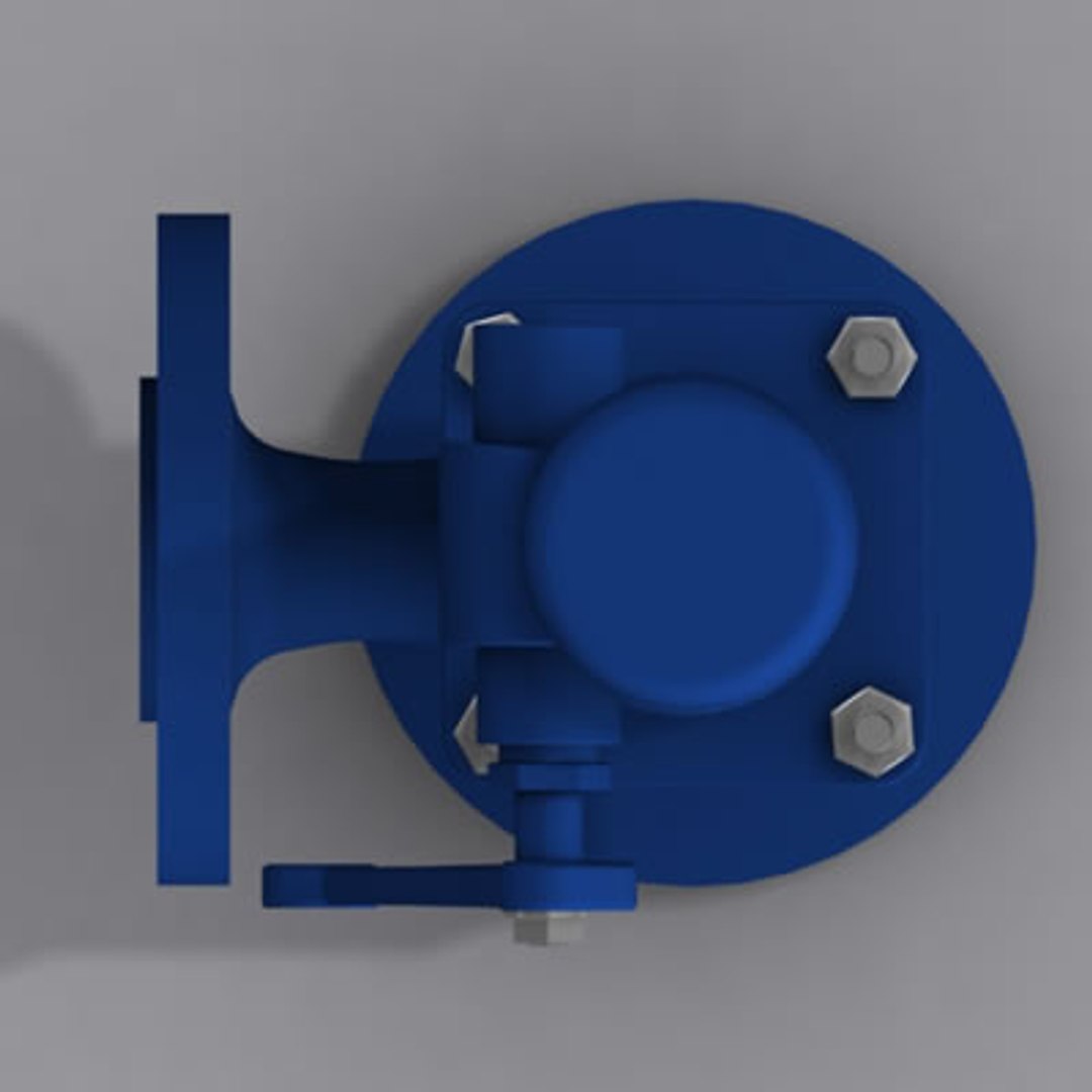 3d model valve safety modeled