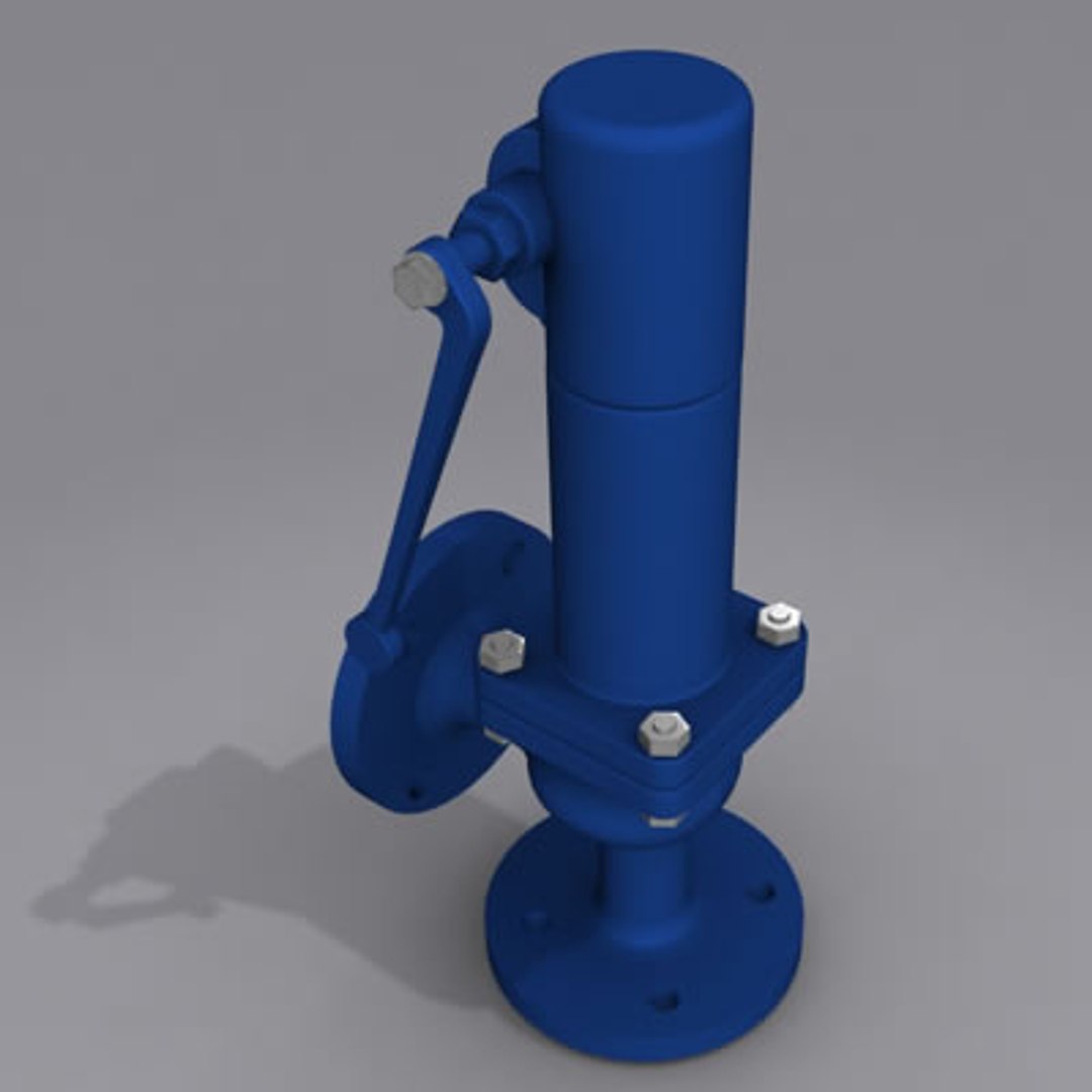 3d model valve safety modeled