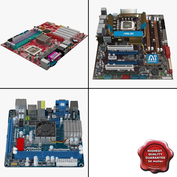 Collection Motherboard 3D Models for Download | TurboSquid