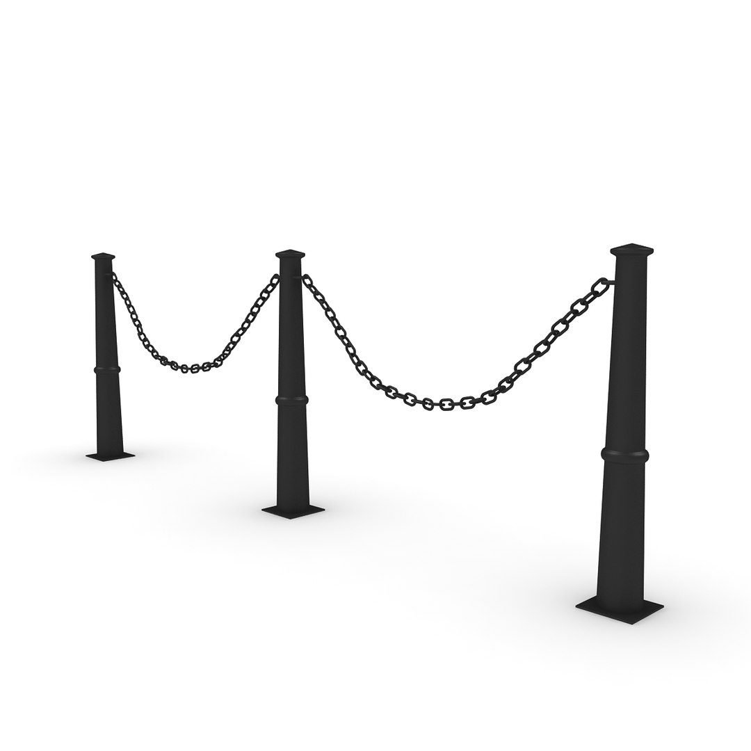 3D Chain Iron Model - TurboSquid 1442395