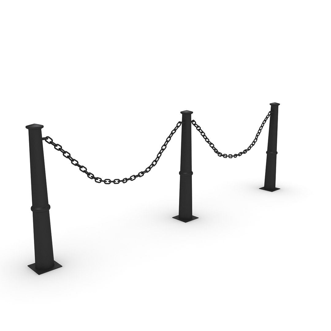 3D Chain Iron Model - TurboSquid 1442395