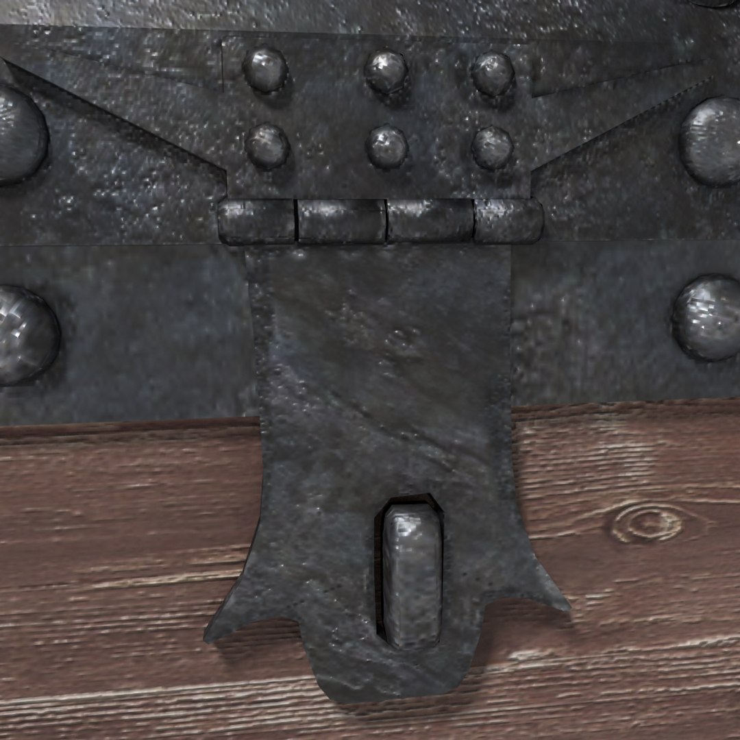 3d model realistic chest