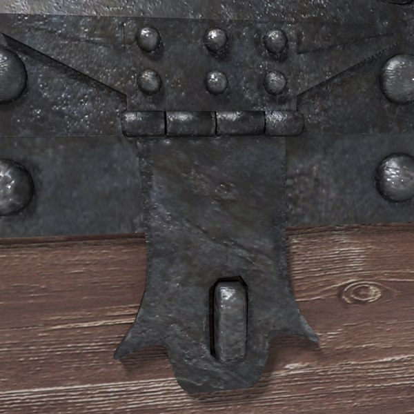 3d model realistic chest