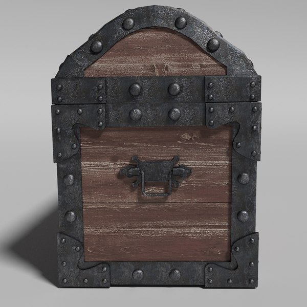 3d model realistic chest