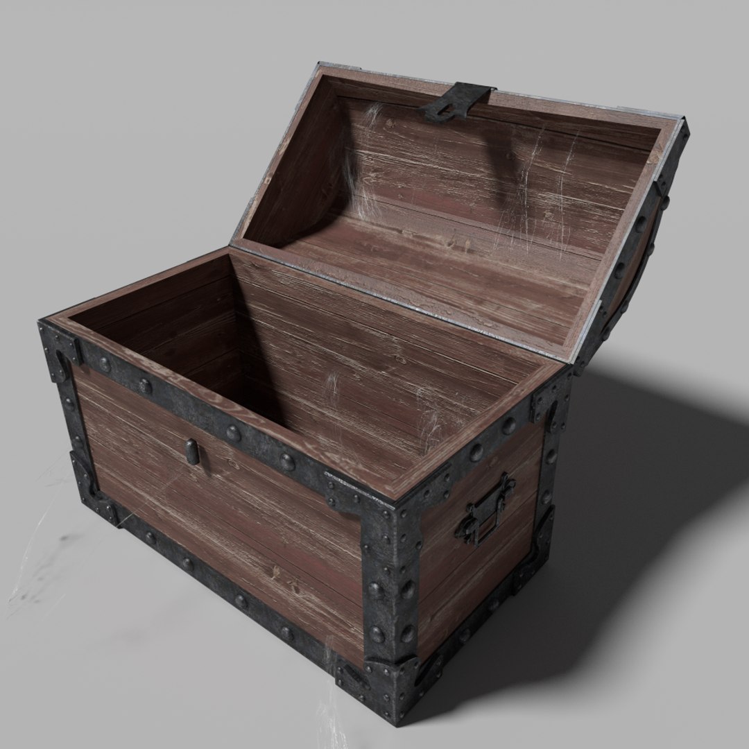 3d model realistic chest