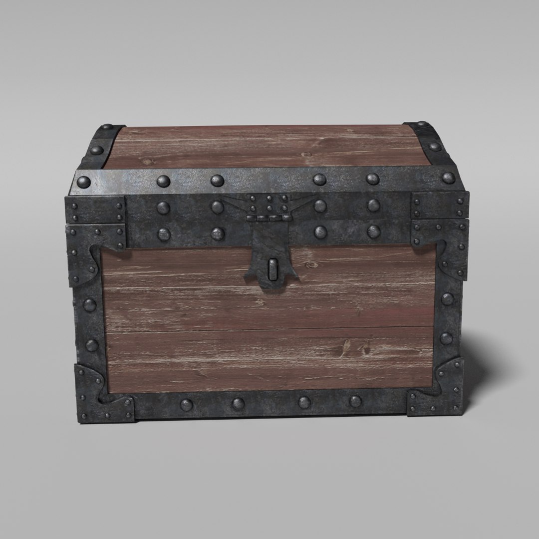 3d model realistic chest