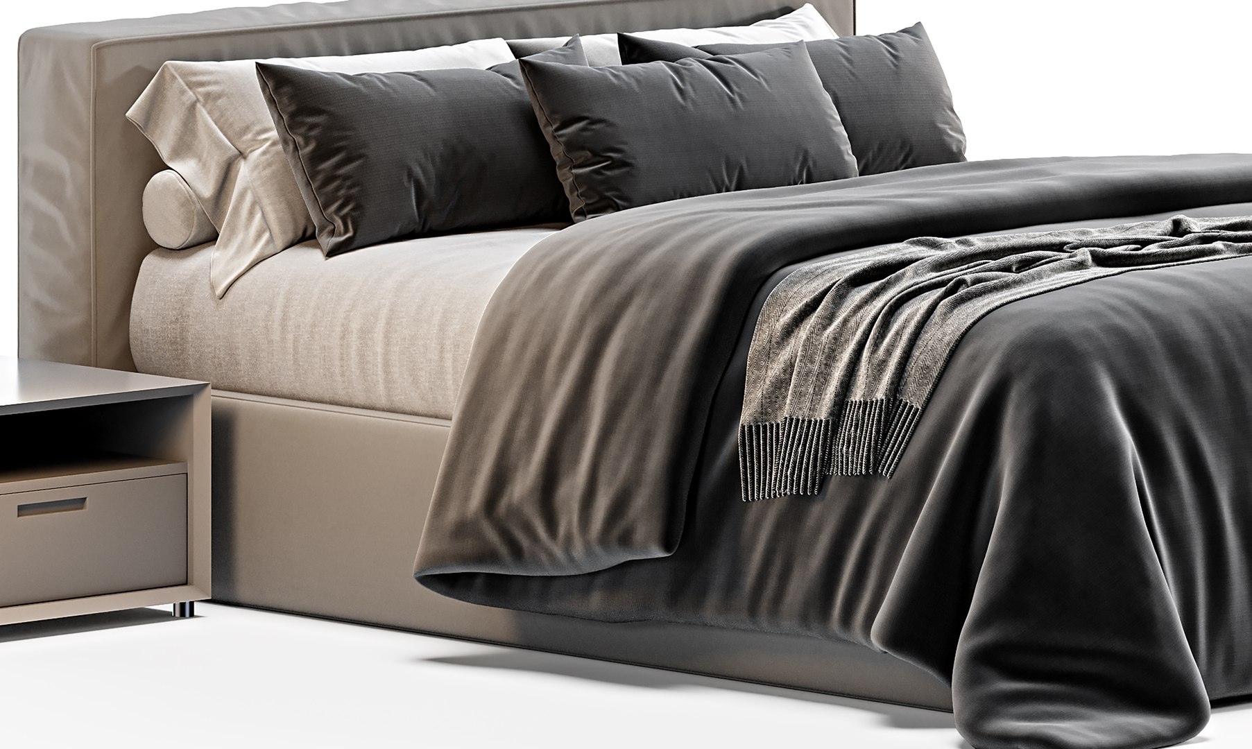 3D Jesse Mark Bed - TurboSquid 2093784