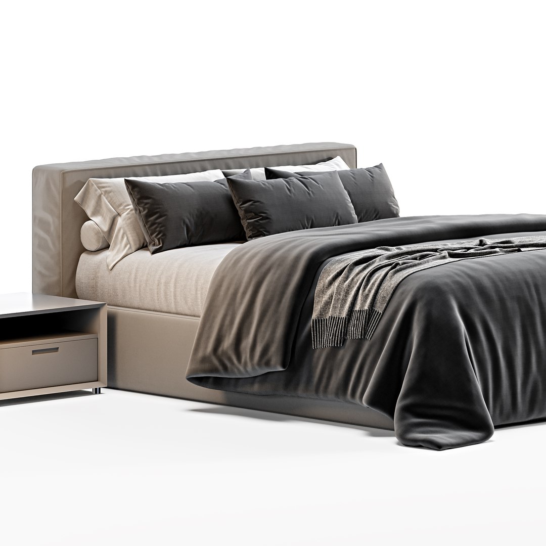 3D Jesse Mark Bed - TurboSquid 2093784