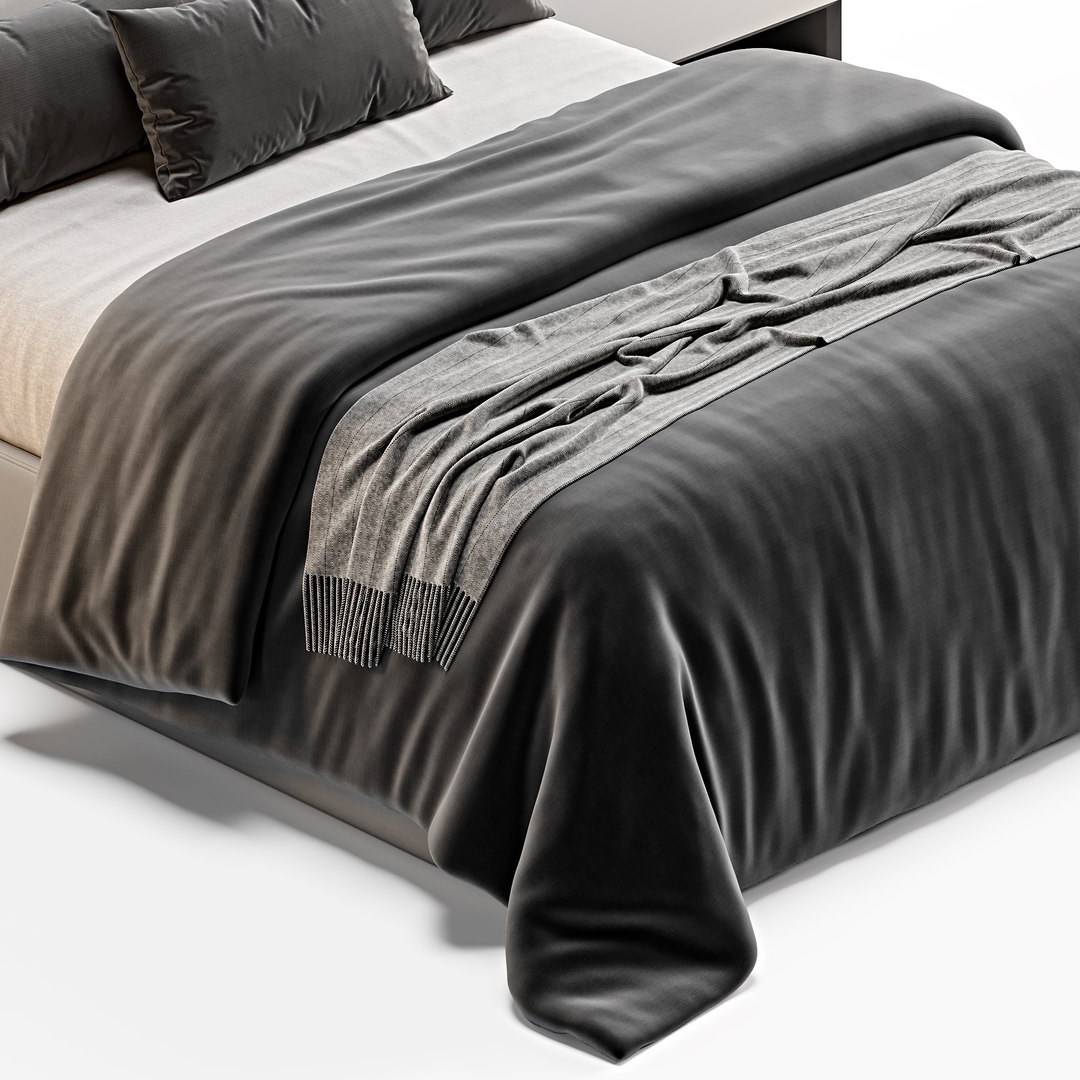 3D Jesse Mark Bed - TurboSquid 2093784