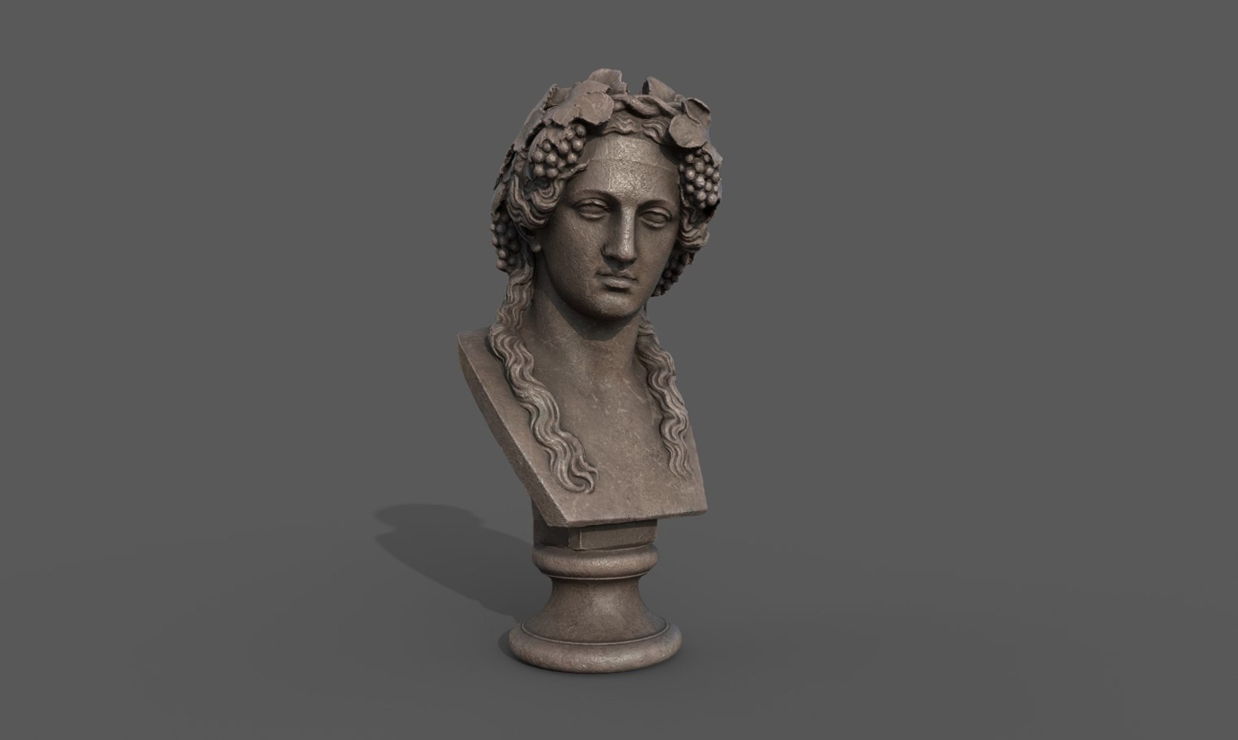 3D Head Of Bacchus Model - TurboSquid 1825692