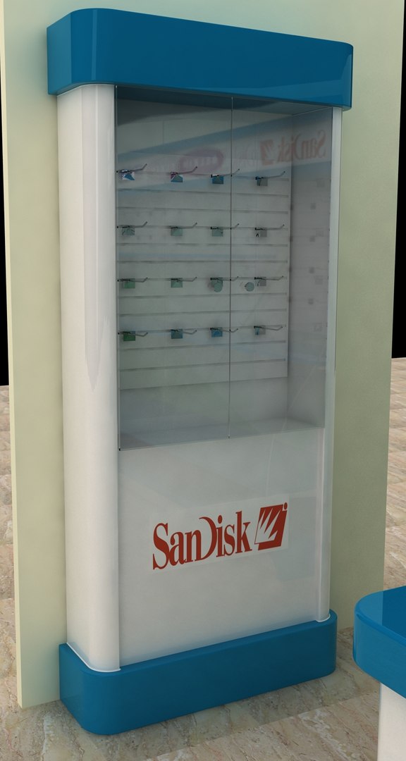 computer retail mall 3d model