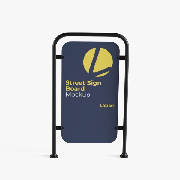 Street Sign Board 3D model - TurboSquid 1852337