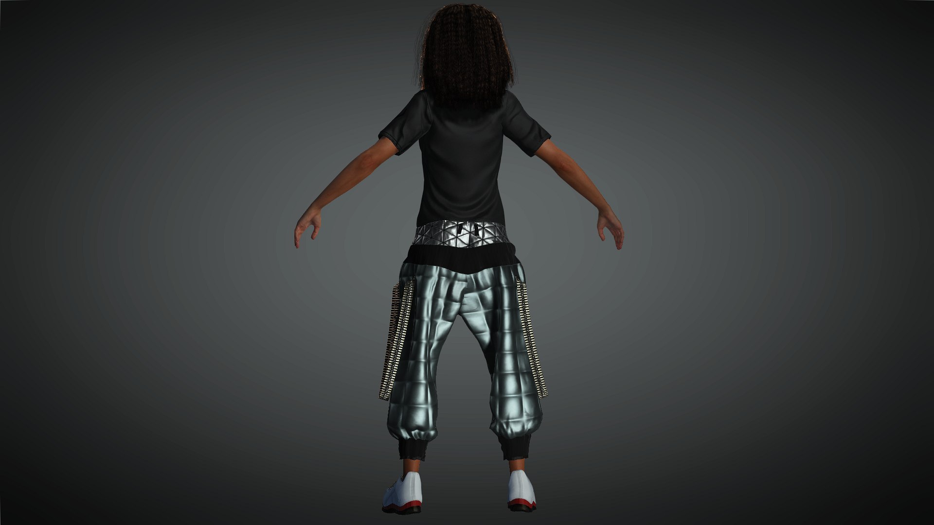 Cyber Punk Female Character 14 3D Model - TurboSquid 1888546