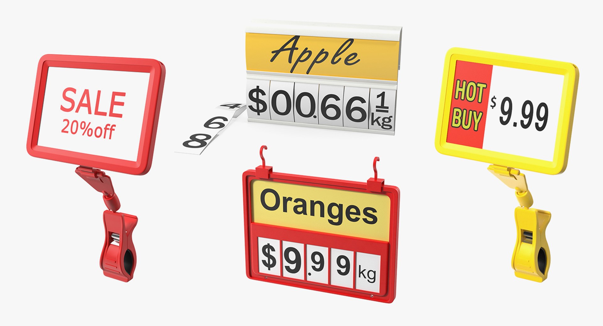 3D Price Tags Collection 2 - TurboSquid 1921038