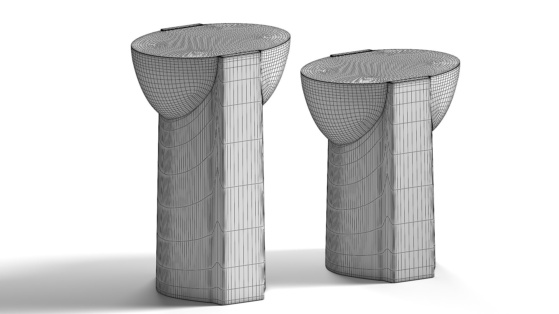 AKRA SIDE TABLE By Dan Yeffet 3D Model - TurboSquid 1993933