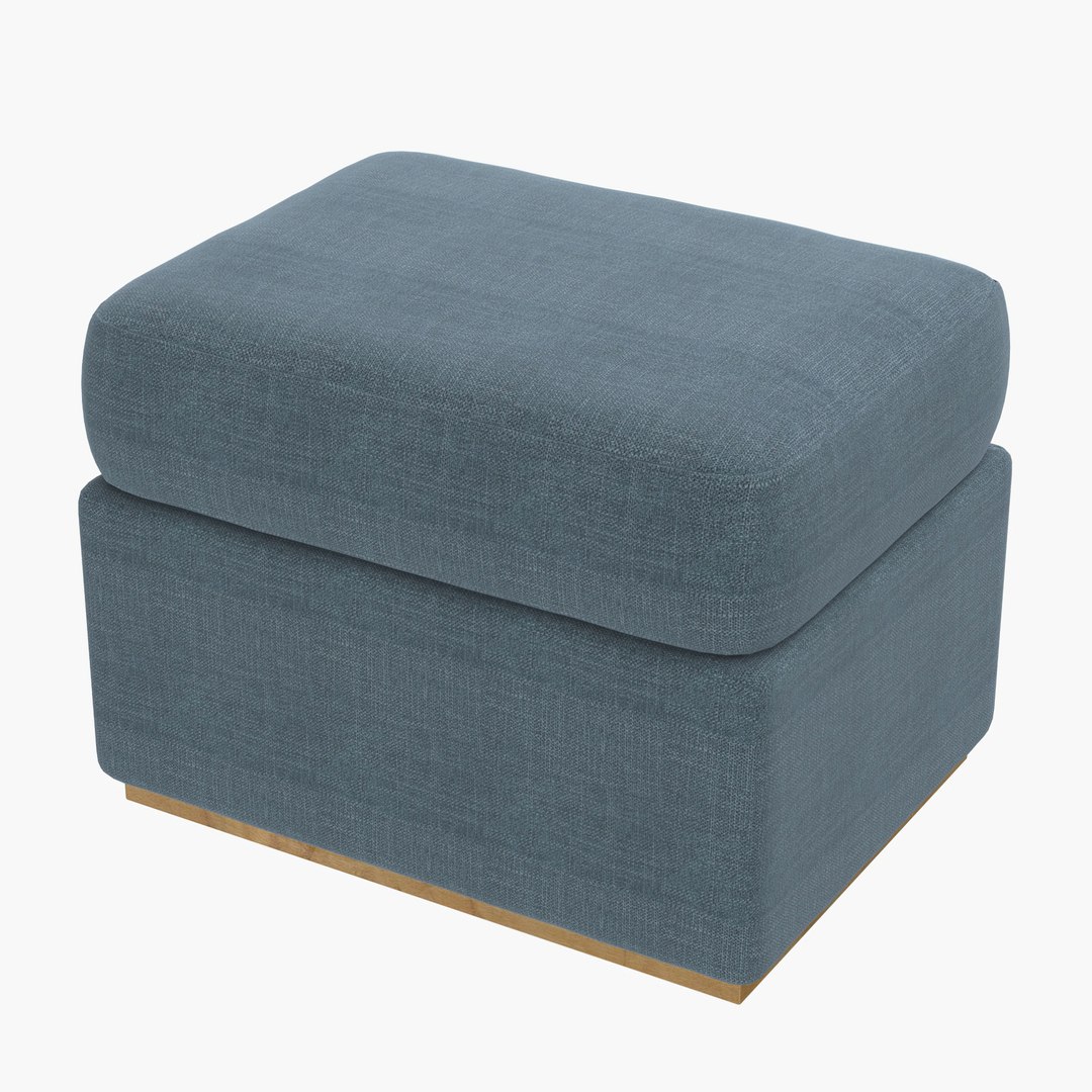 3D RH Oliver Ottoman Model - TurboSquid 2088330