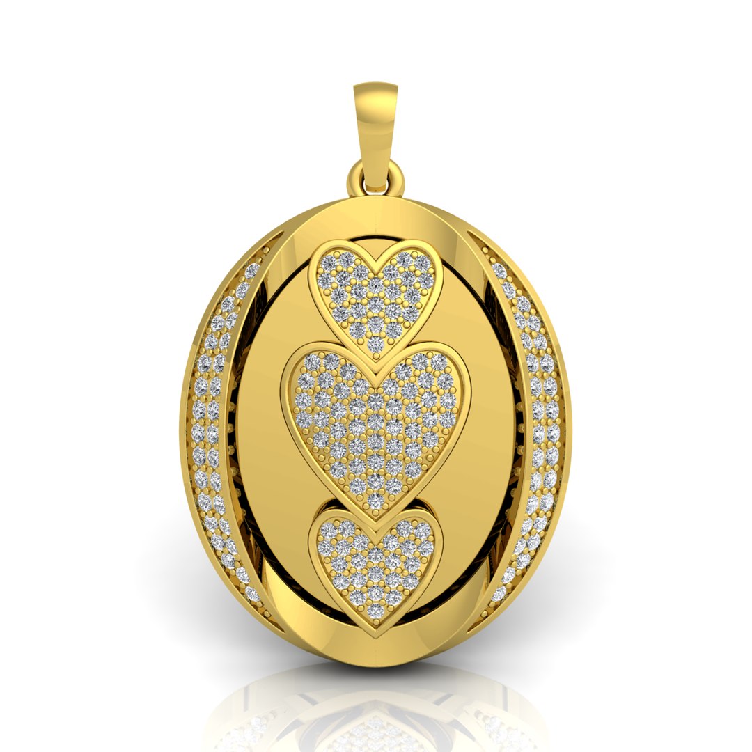 Diamond Jewellery 3D Model - TurboSquid 1597348
