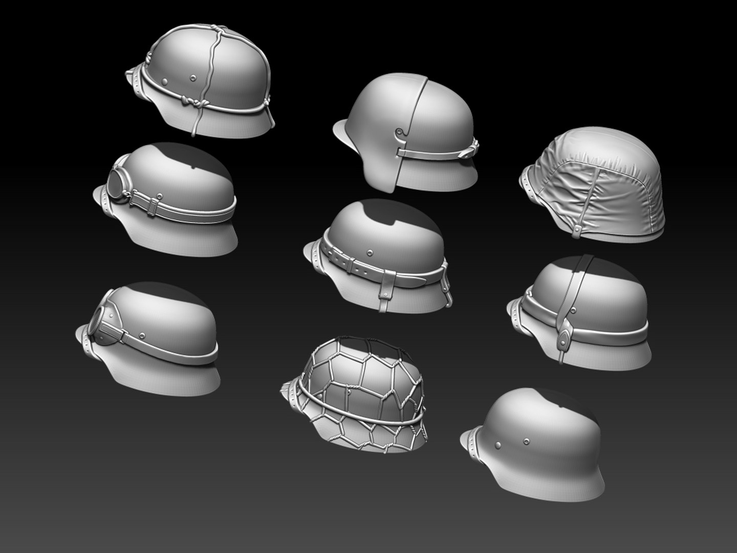 3D Helmet Armor - TurboSquid 1559231