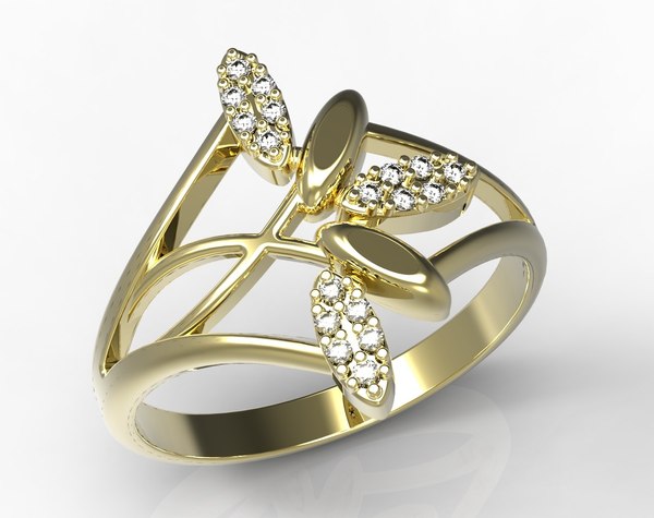 gold ring 3d model
