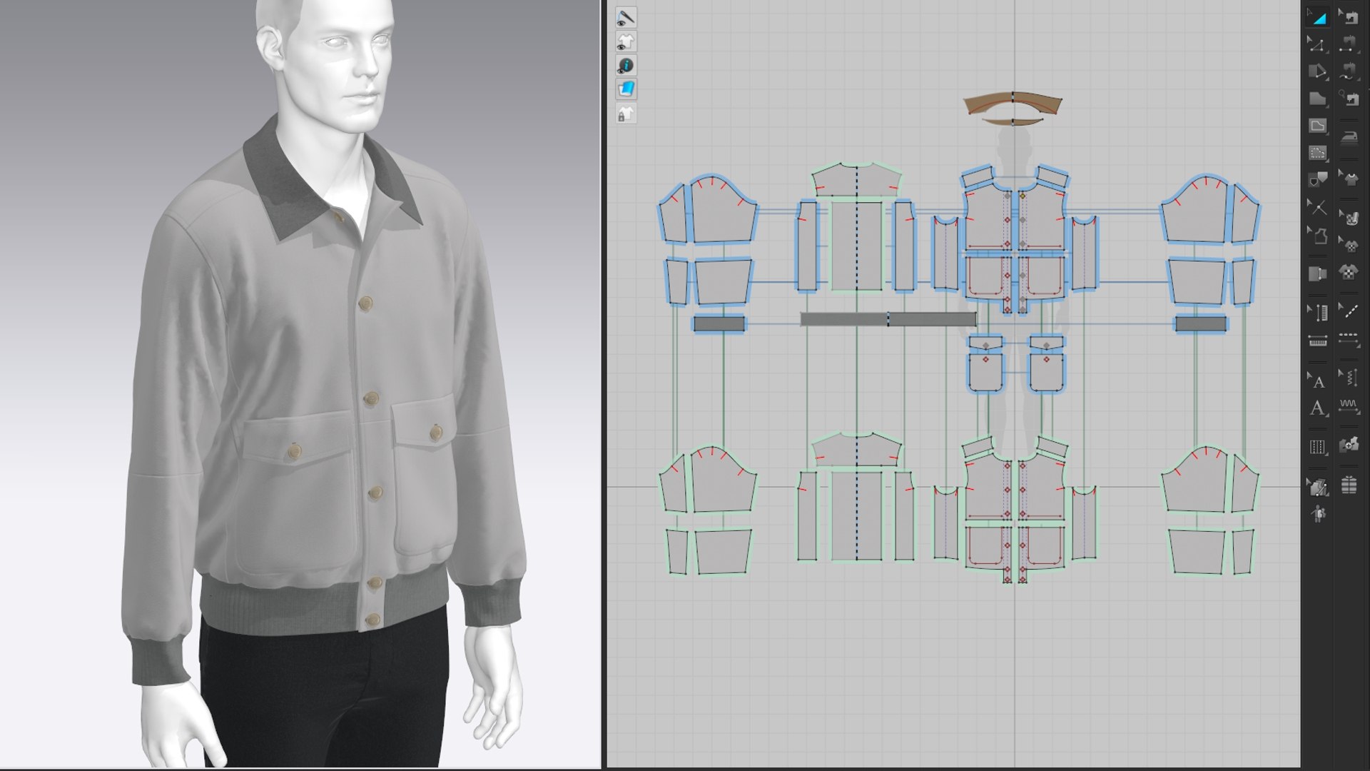 3D Shearling Jacket Outfit Model - TurboSquid 2289503