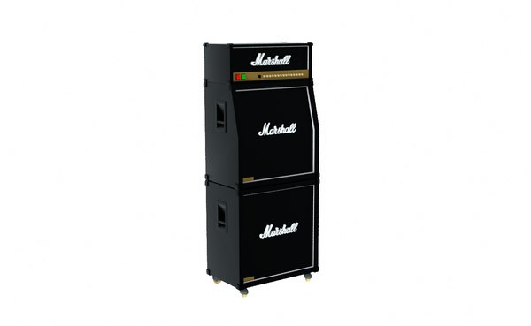 modelo 3d Altavoz Marshall Box - TurboSquid 1640183