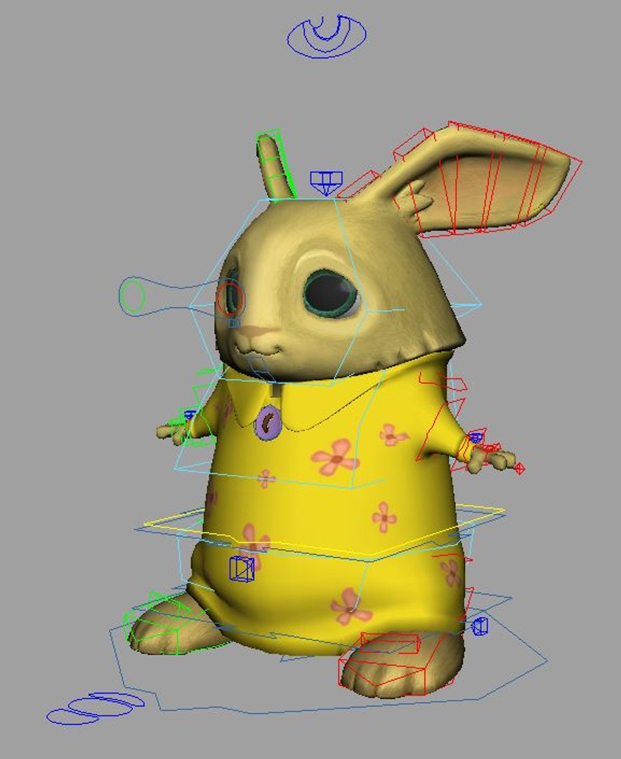 3d model rig 2014 animation