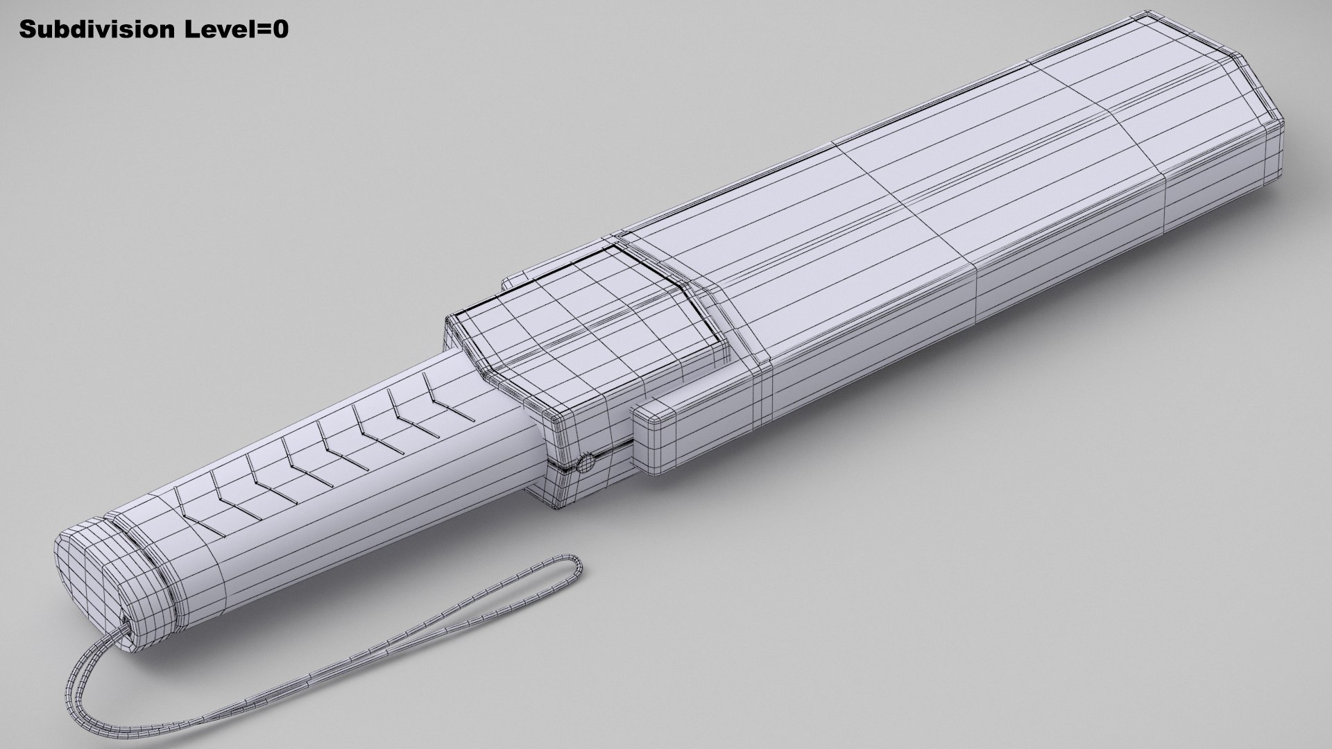 Handheld Scanner Metal Detector 3D Model - TurboSquid 1903444