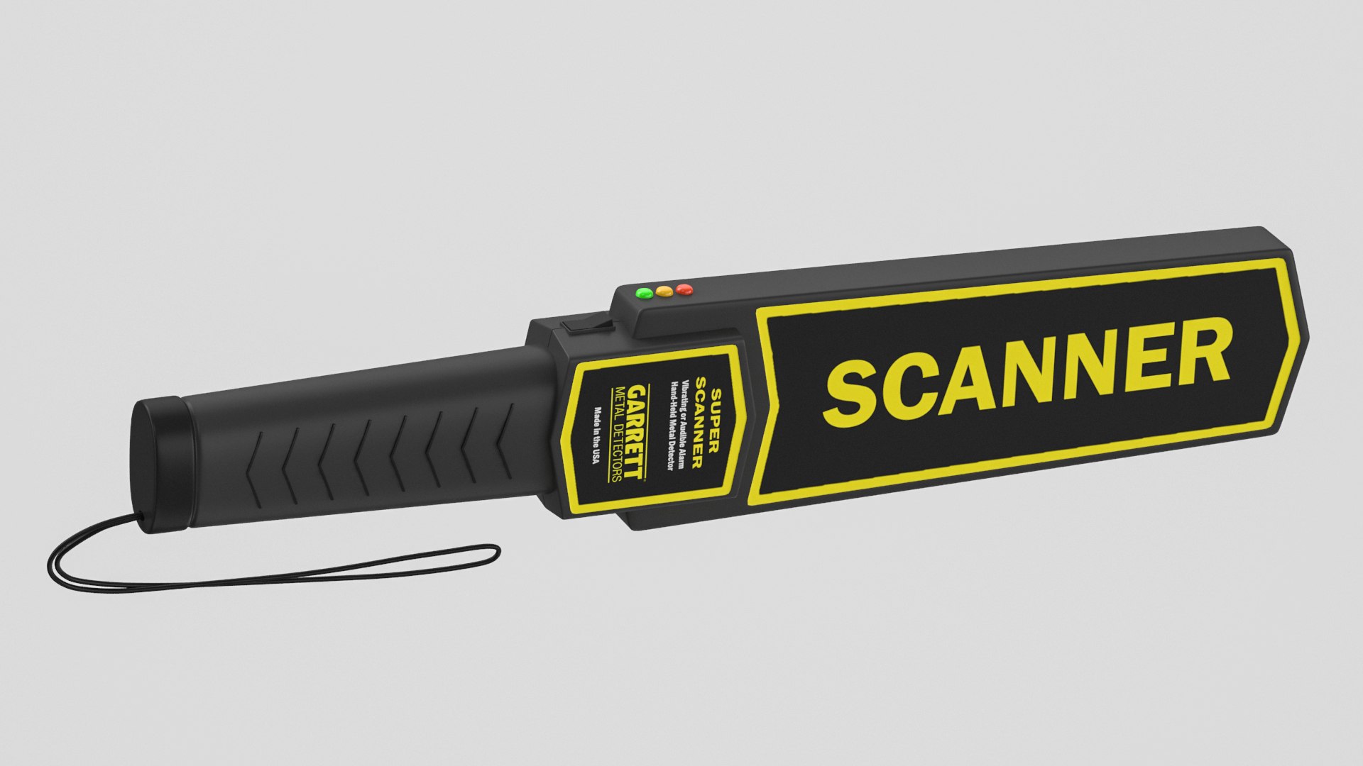 Handheld Scanner Metal Detector 3D Model - TurboSquid 1903444