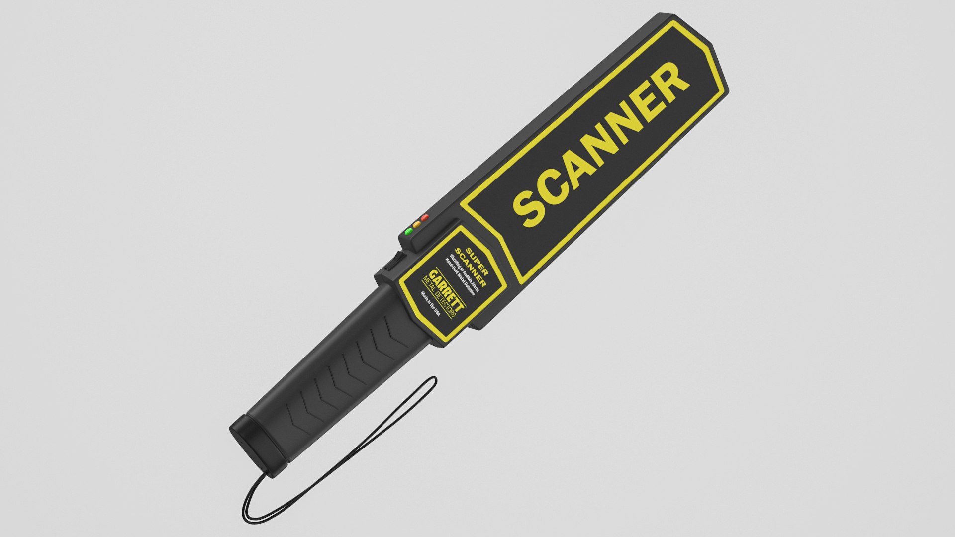 Handheld Scanner Metal Detector 3D model - TurboSquid 1903444