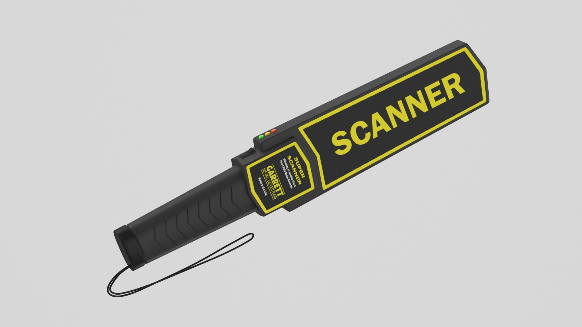 Handheld Scanner Metal Detector 3D Model - TurboSquid 1903444