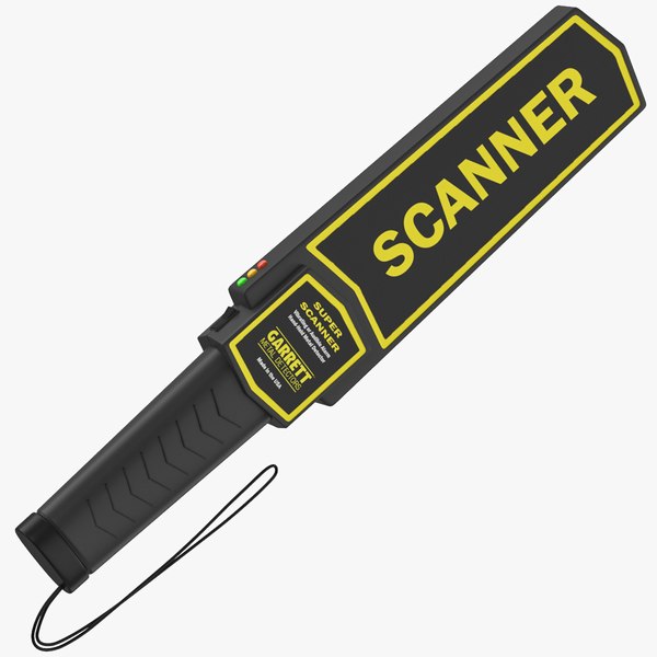 Handheld Scanner Metal Detector 3D model - TurboSquid 1903444