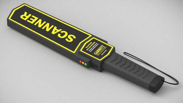 Handheld Scanner Metal Detector 3D model - TurboSquid 1903444