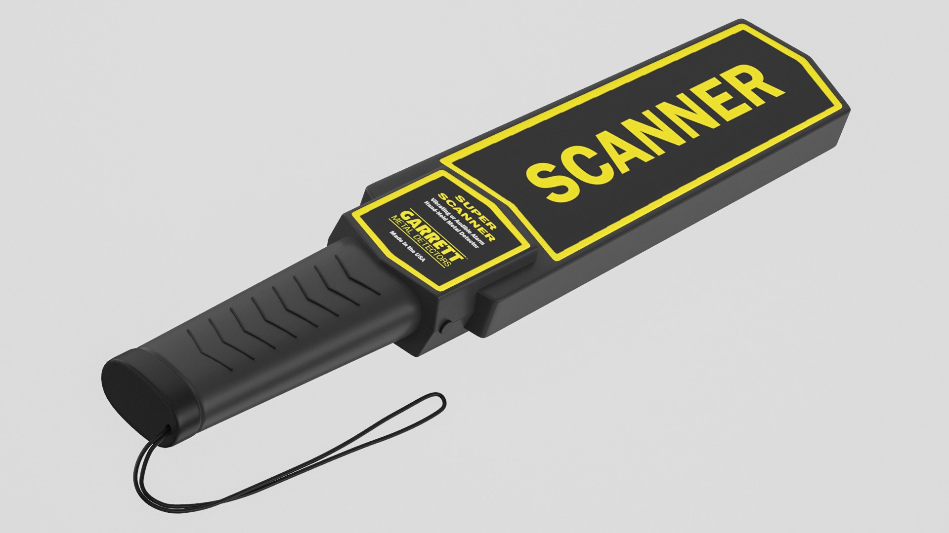 Handheld Scanner Metal Detector 3D Model - TurboSquid 1903444