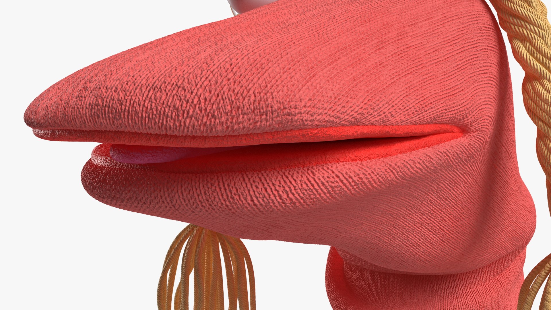 3D Sock Puppet With Googly Eyes Girl Pink - TurboSquid 2270260