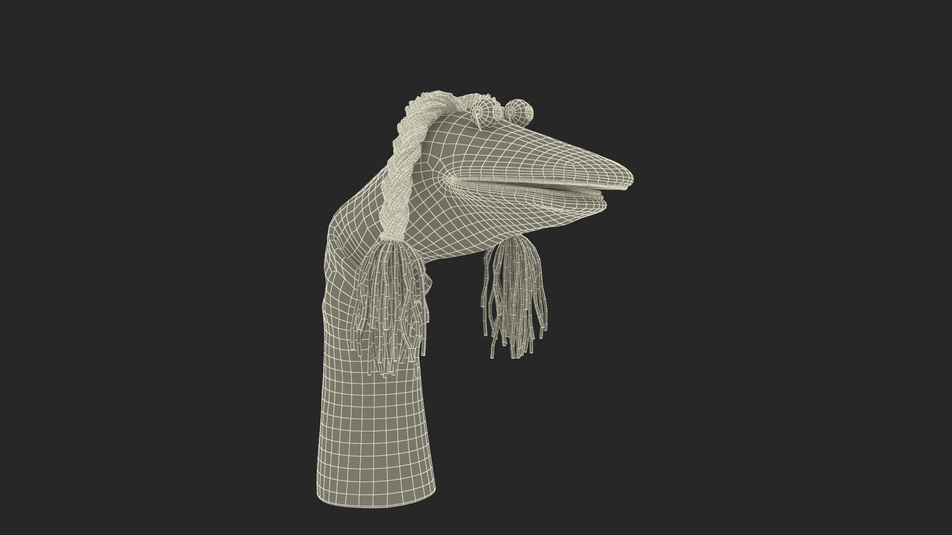 3D Sock Puppet With Googly Eyes Girl Pink - TurboSquid 2270260