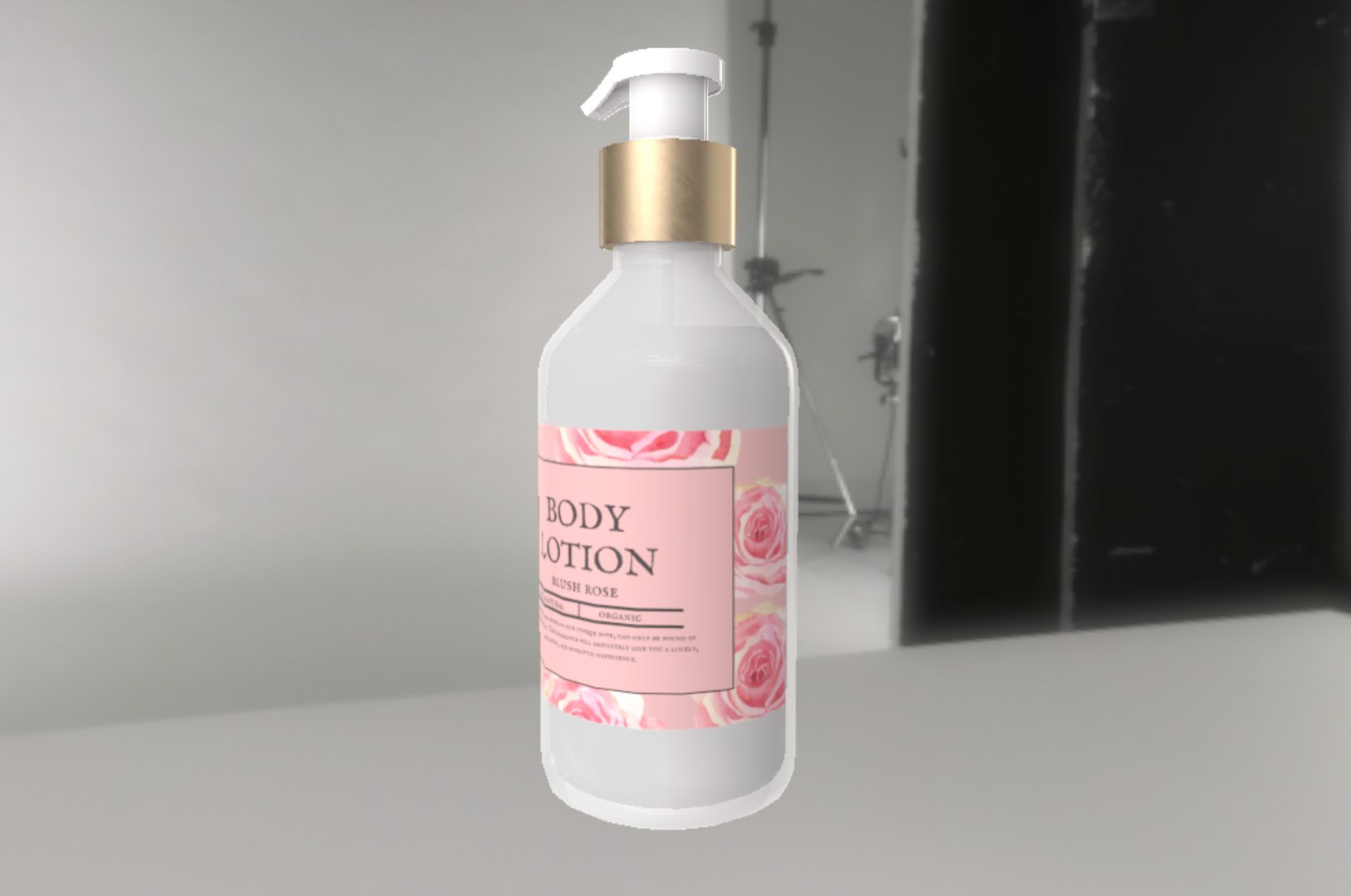 Rose Body Lotion 3D - TurboSquid 2076037