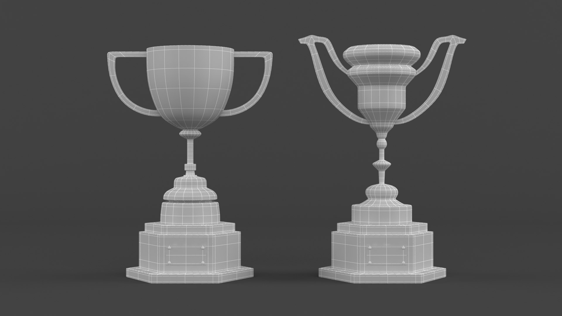 3D Trophy Cups - TurboSquid 2348933