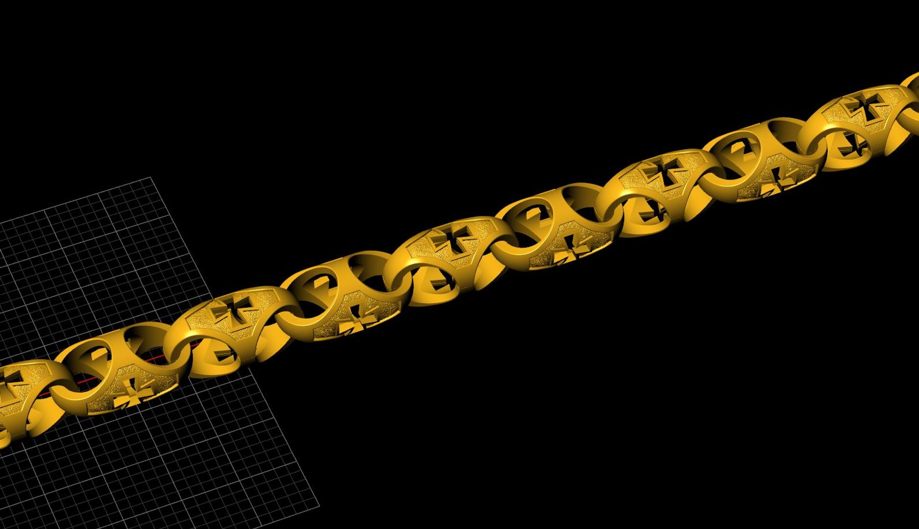 Chain Link Cross 3D Model - TurboSquid 1410050