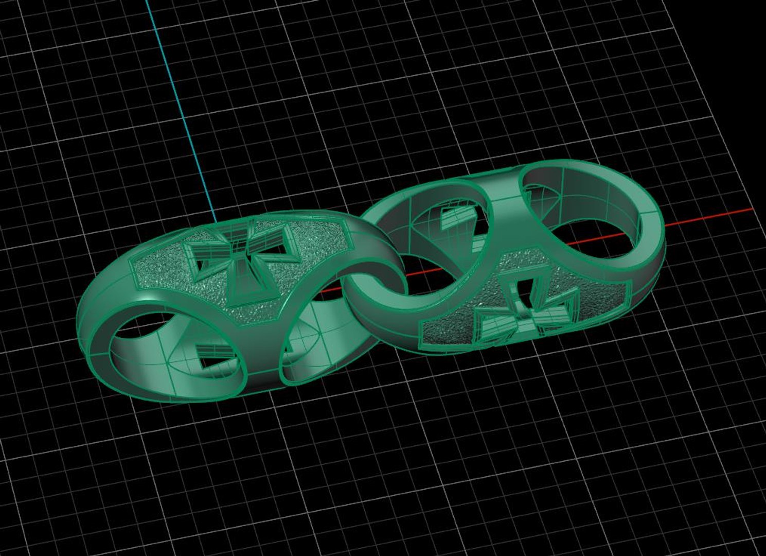 Chain Link Cross 3D Model - TurboSquid 1410050