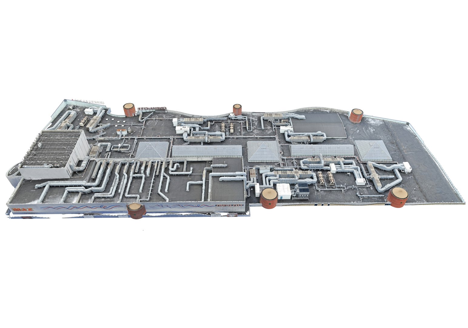 Mega Roof Scan 16K 3D model - TurboSquid 1835276