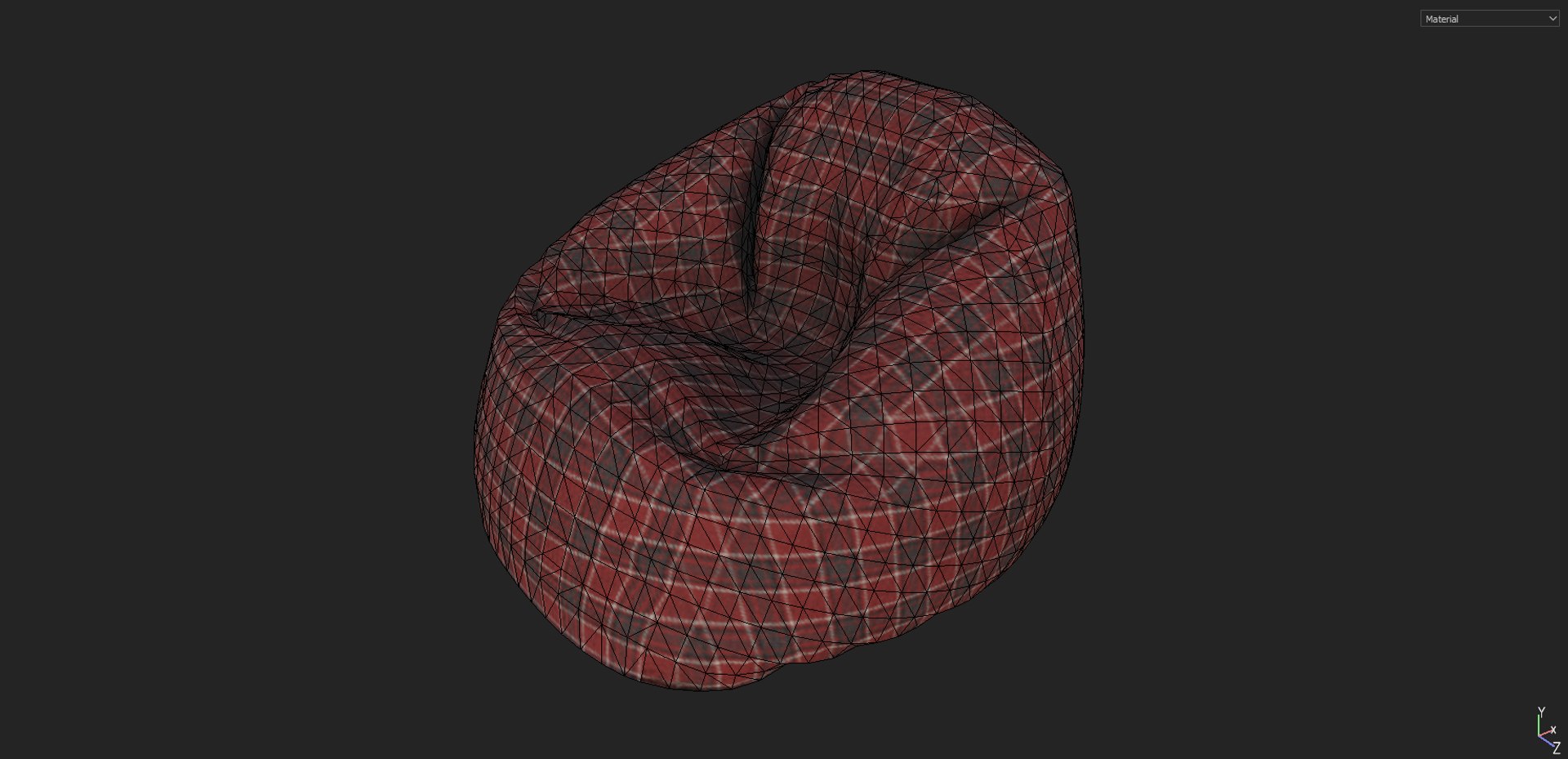 Bean Bag Pack 3D Model - TurboSquid 2099732