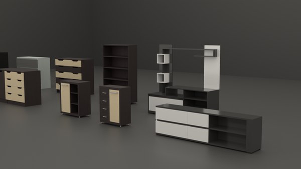 modelo 3d conjunto de muebles gratis - TurboSquid 2029946