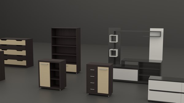 modelo 3d conjunto de muebles gratis - TurboSquid 2029946