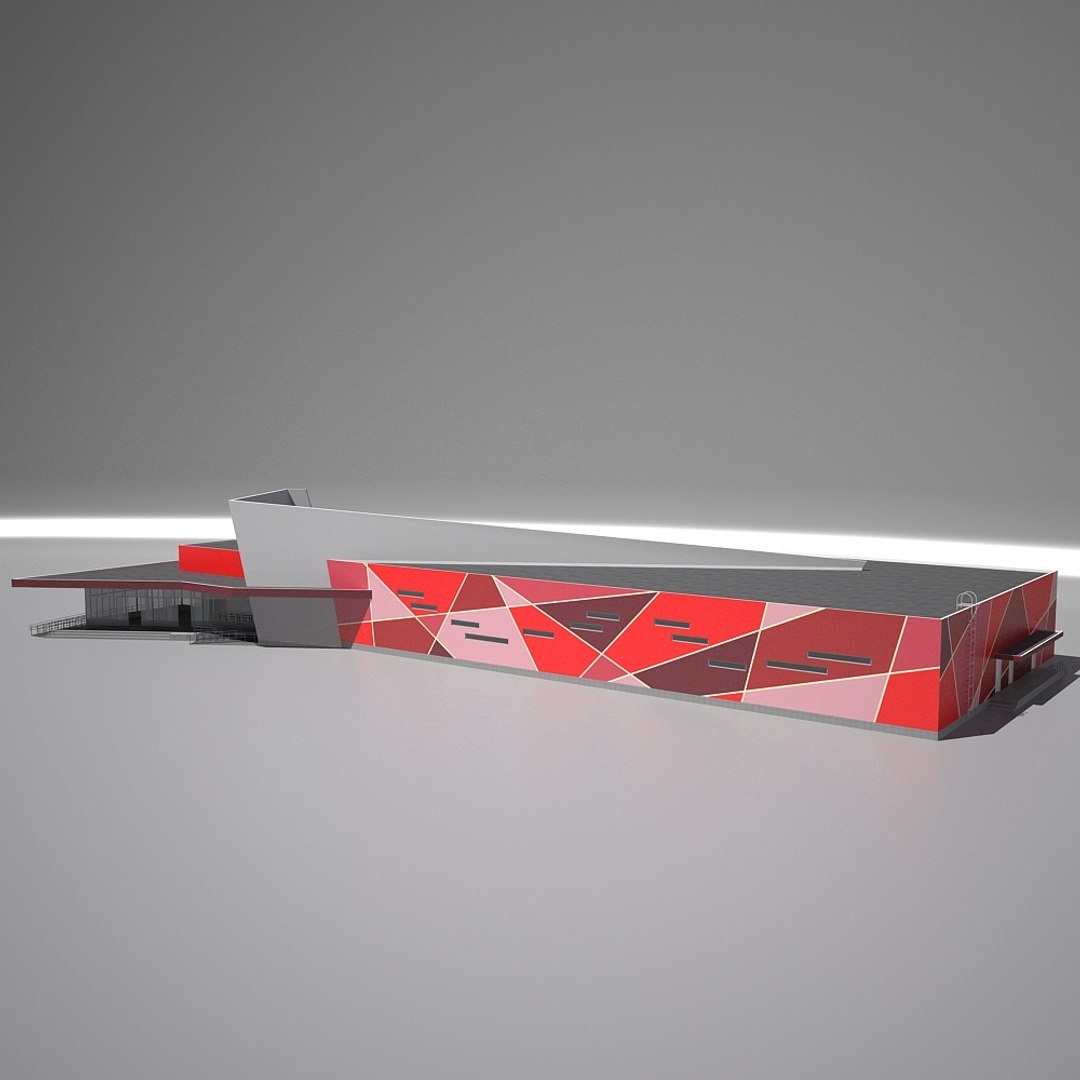 3D Shop Building - TurboSquid 1153015