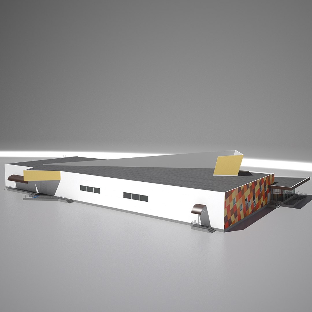 3D Shop Building - TurboSquid 1153015