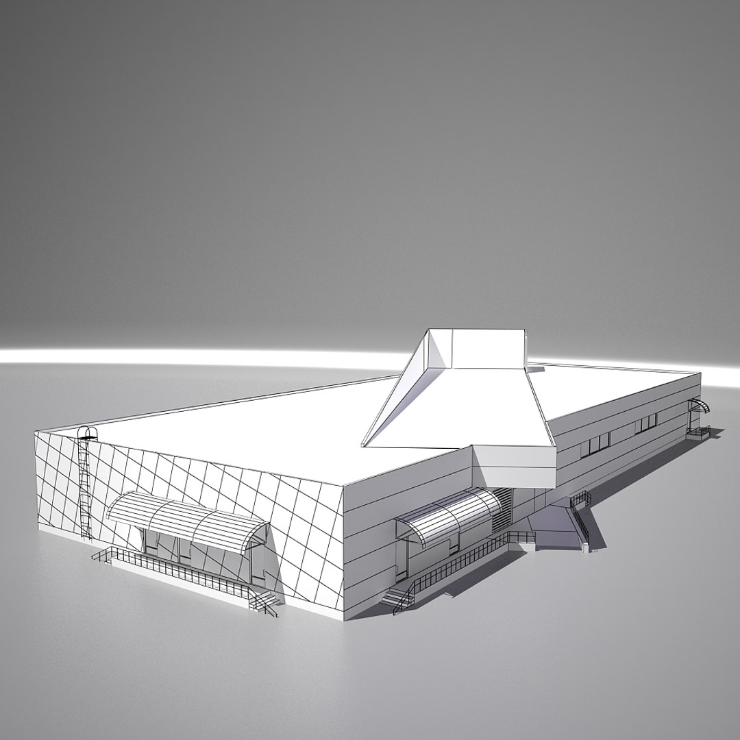 3D Shop Building - TurboSquid 1153015