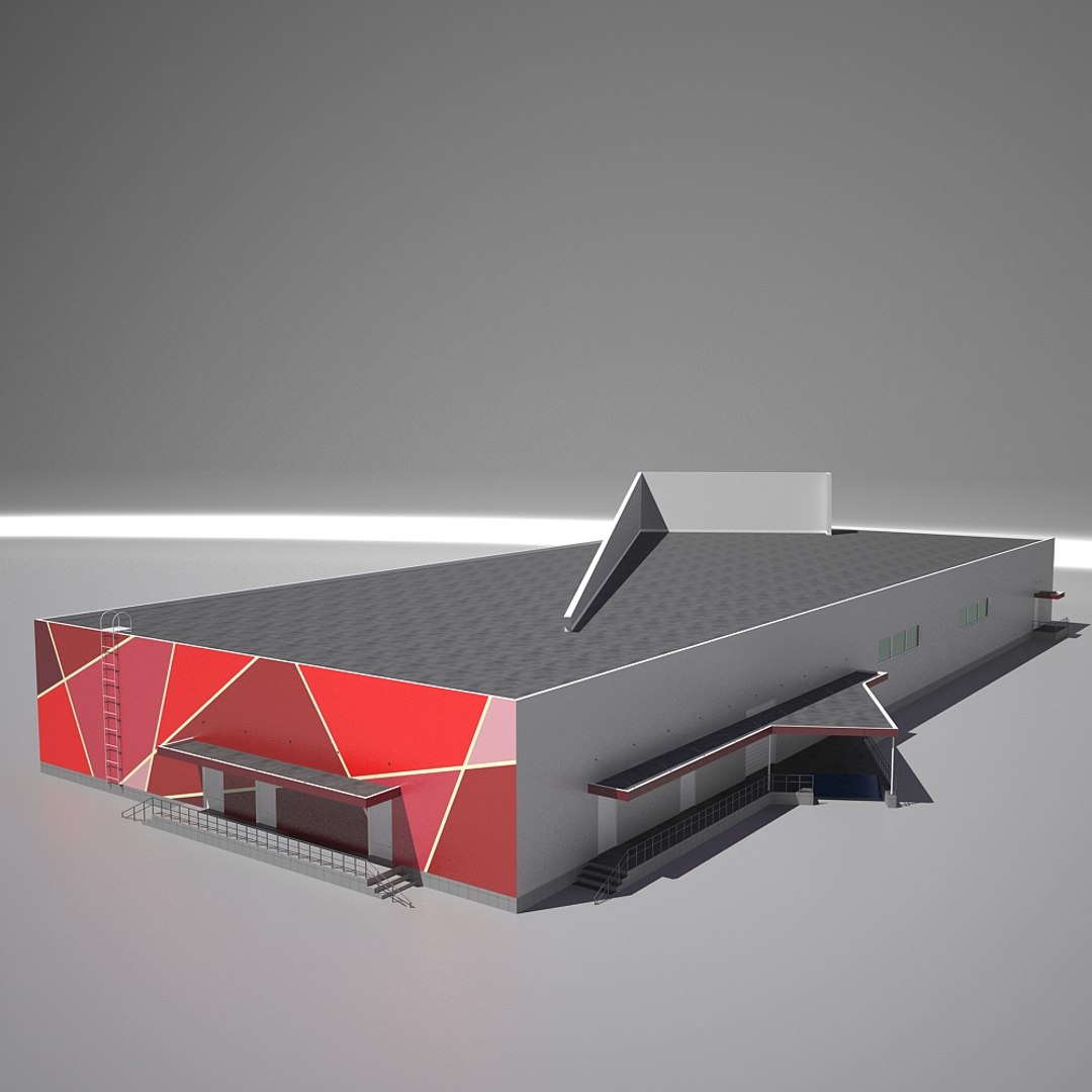 3D Shop Building - TurboSquid 1153015