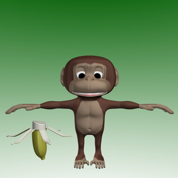 Animated Monkey Cheeky Monkey Vector & Photo (Free Trial) | Bigstock